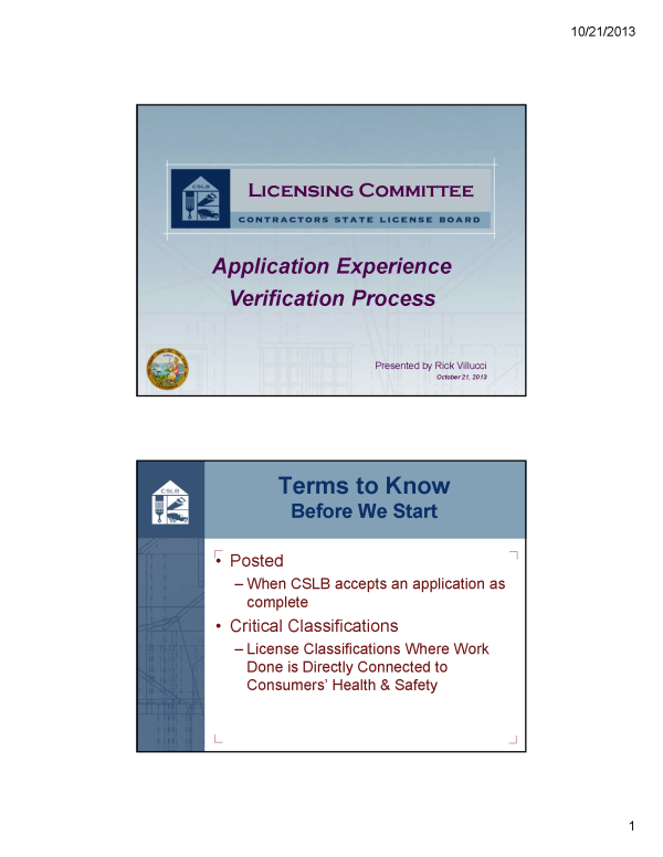 CSLB Qualifying Experience - California Contractors License Guru