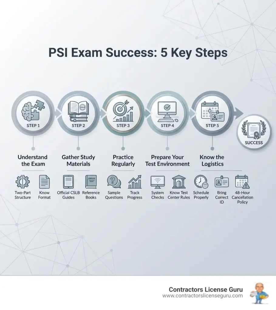 PSI Exam Preparation: Complete Success Guide 2025